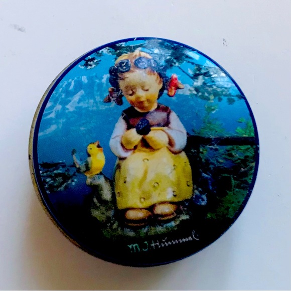 Vintage | Other | Vintage German Collectible Hummel Botanist Tin Pill ...